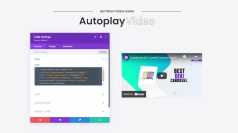 How to Autoplay Video in Divi? - DiviFlash