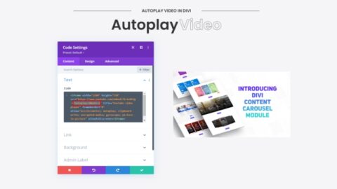 How to Autoplay Video in Divi? - DiviFlash