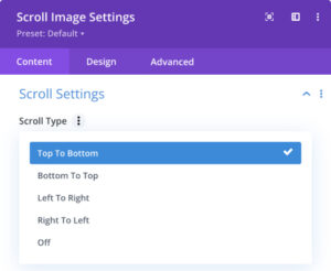 Scroll Image Module Overview - DiviFlash Docs