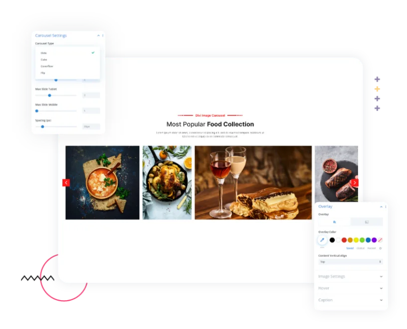 Divi Image Carousel Module - DiviFlash