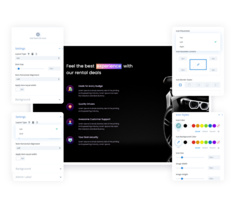 Advanced Divi List Module - DiviFlash
