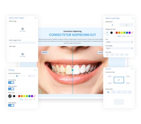 Divi Before After Slider Module - DiviFlash