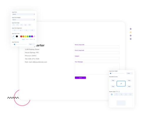 Divi Contact Form 7 Styler Module - DiviFlash