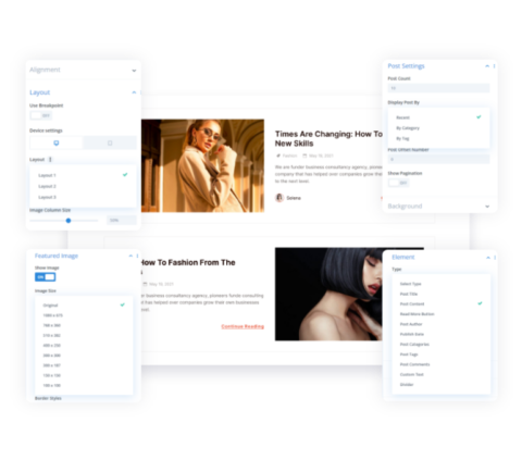 Divi Post List Module - DiviFlash