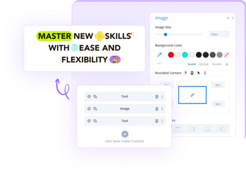 Divi Inline Content Module - DiviFlash