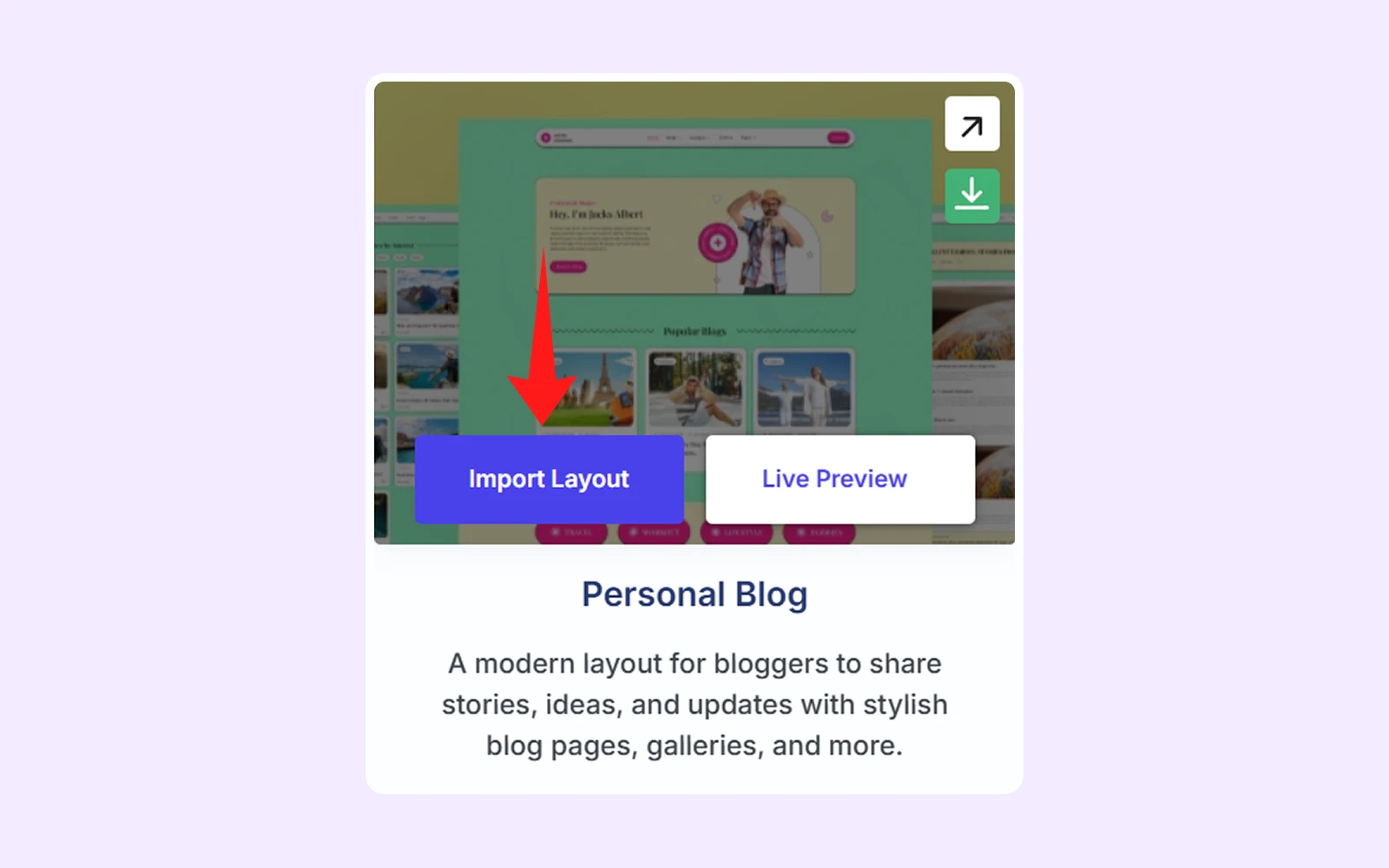 How To Use Personal Blog Layout? - DiviFlash Docs